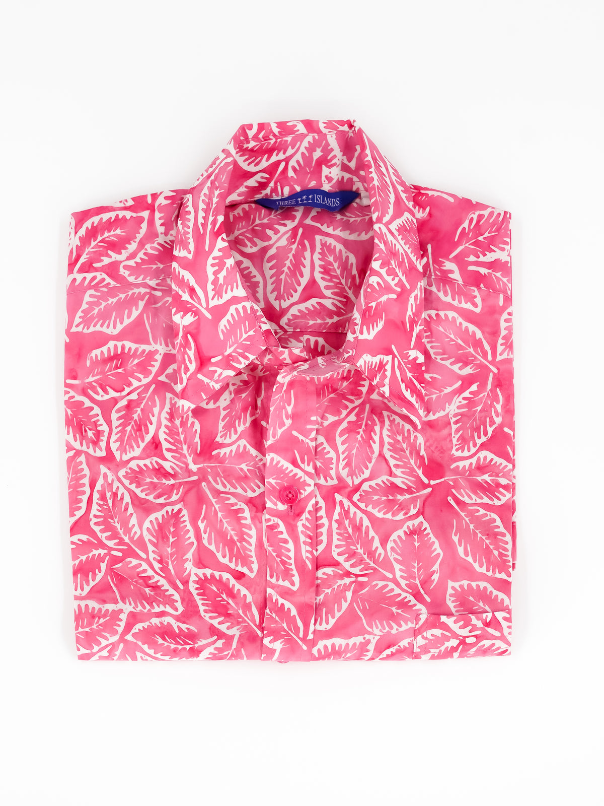 Bali Short-Sleeve Shirt in Palm Beach Pinky – Three Islands