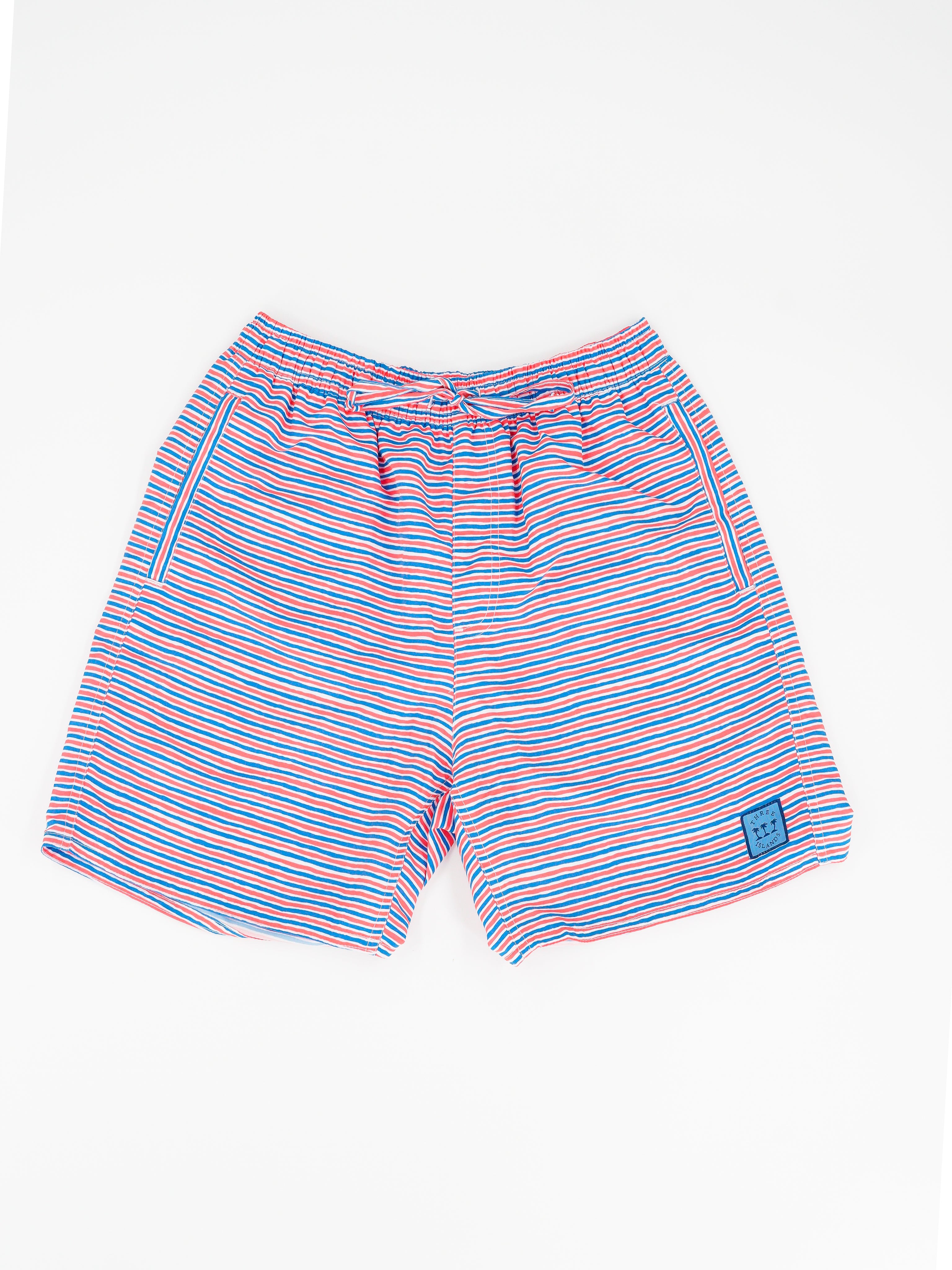 Boca Swim Trunks in Peppermint Stripes – Three Islands