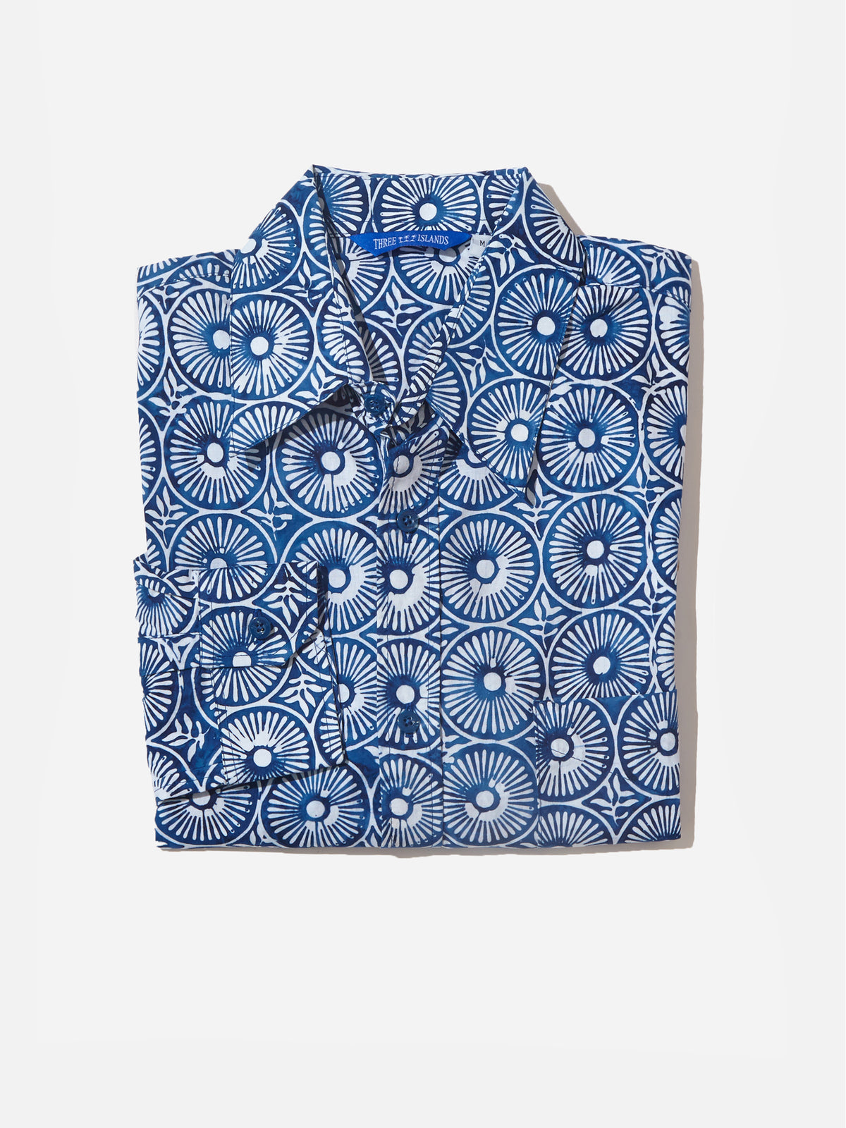 Exuma Long-Sleeve Shirt in Persian Sundial – Three Islands